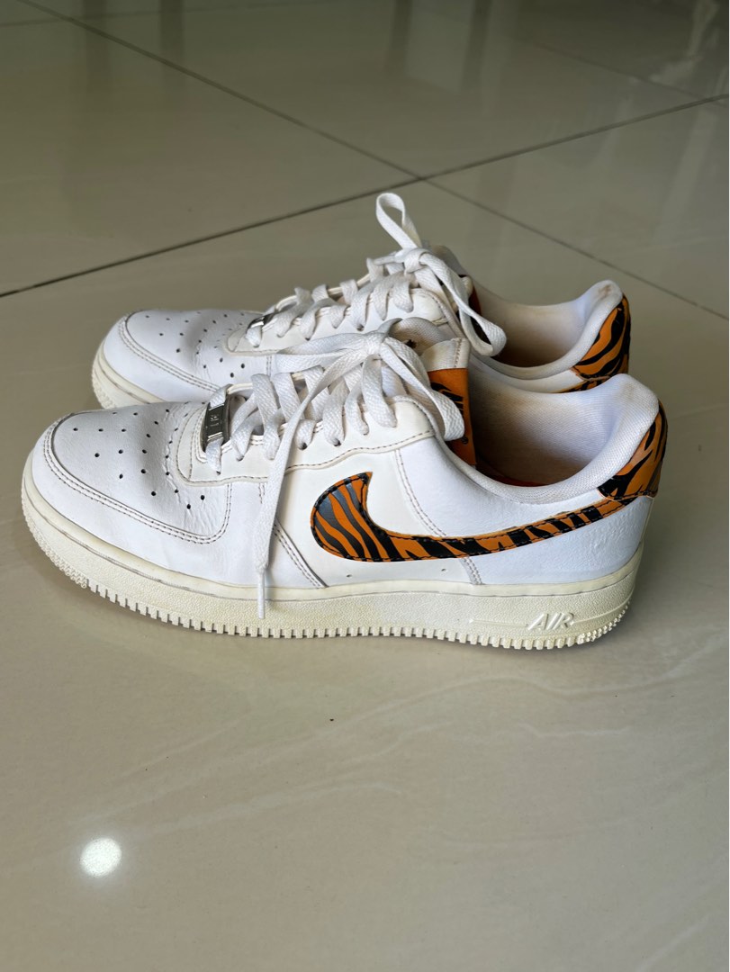 Nike Air Force 1 Low 'Tiger Stripe', Women's Fashion, Footwear ...