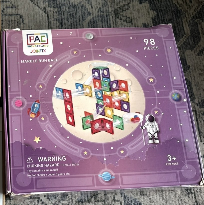PAC Jointix Magnetic Tiles Ball Run, Hobbies & Toys, Toys & Games on ...