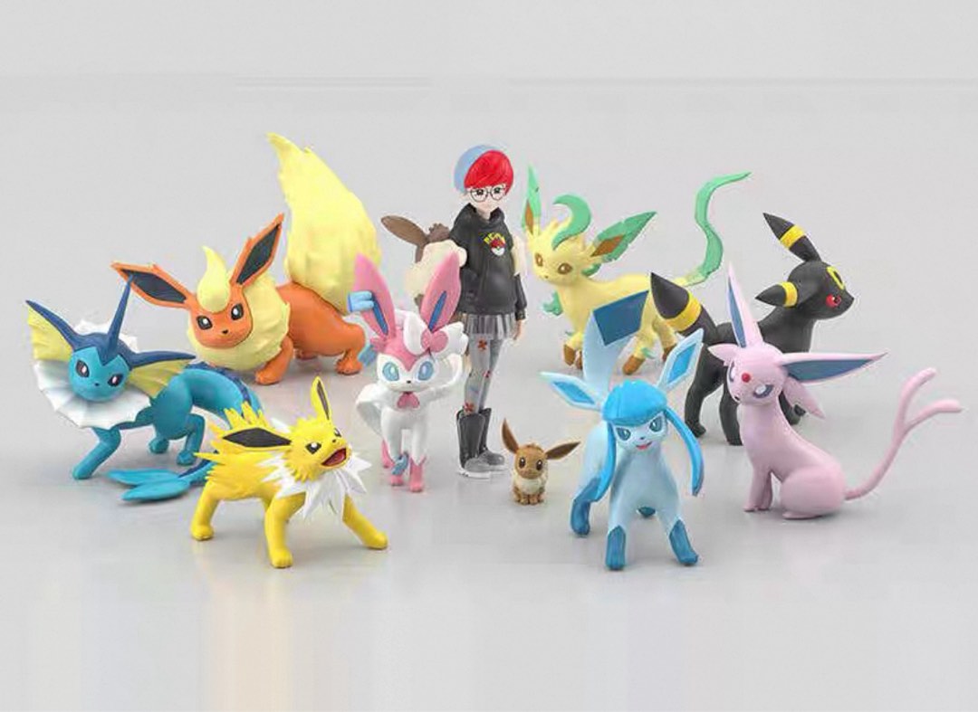PO - Pokemon Scale World Paldea Region Eevee Evolution + Penny ...