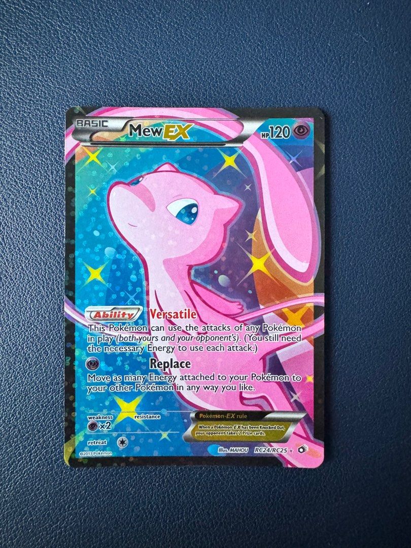 Pokemon TCG - 2013 Mew EX Full Art RC24/RC25, Hobbies & Toys, Toys ...