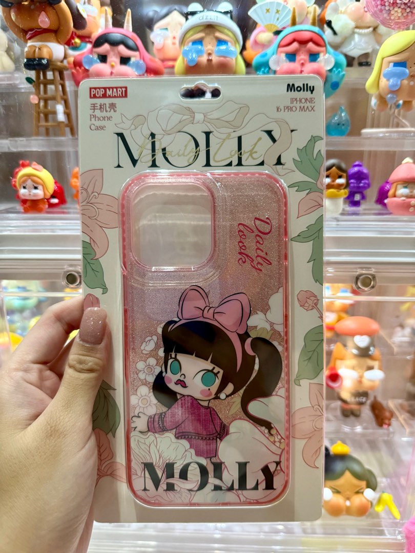 Pop Mart Molly Daily Look Phone Case for iPhone 16 Pro Max, Mobile ...