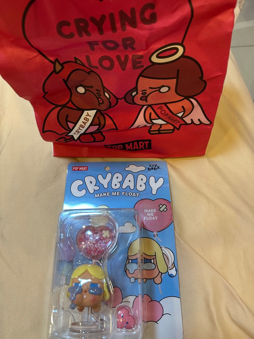 Popmart Cry Baby Make Me Float, Hobbies & Toys, Toys & Games on Carousell