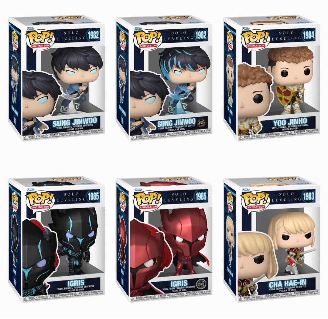 (PREORDER) Funko Pop: SOLO LEVELING - Sung Jinwoo 1982 (w/ CHASE), Cha ...