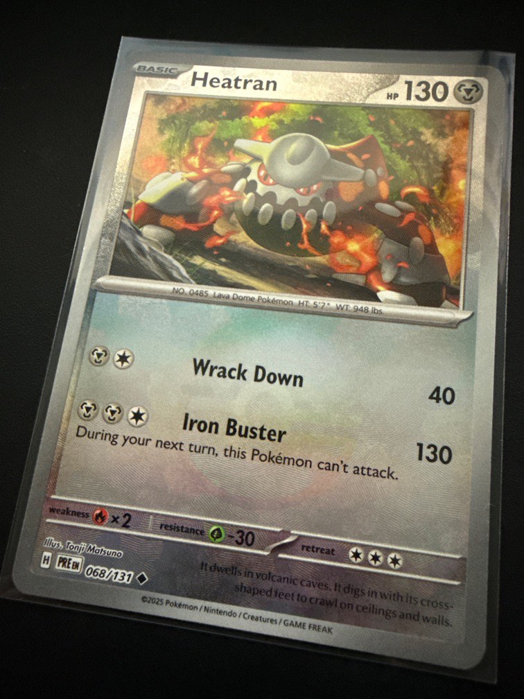 Prismatic Evolution - Pokeball Heatran (Pokemon), Hobbies & Toys, Toys ...