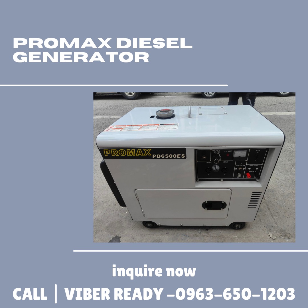 PROMAX DIESEL GENERATOR, Furniture & Home Living, Furniture, Other Home ...