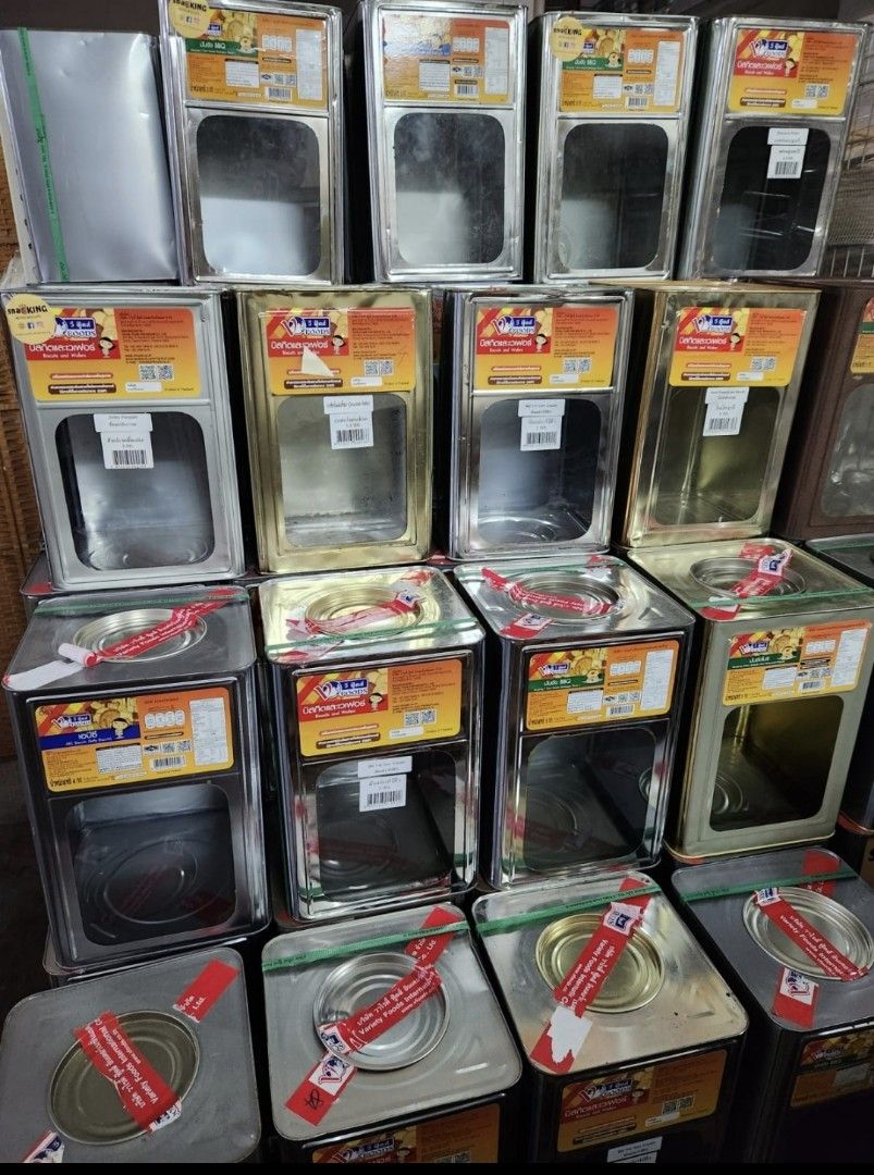 Retro looking biscuits tins with/without viewing window!, Hobbies ...