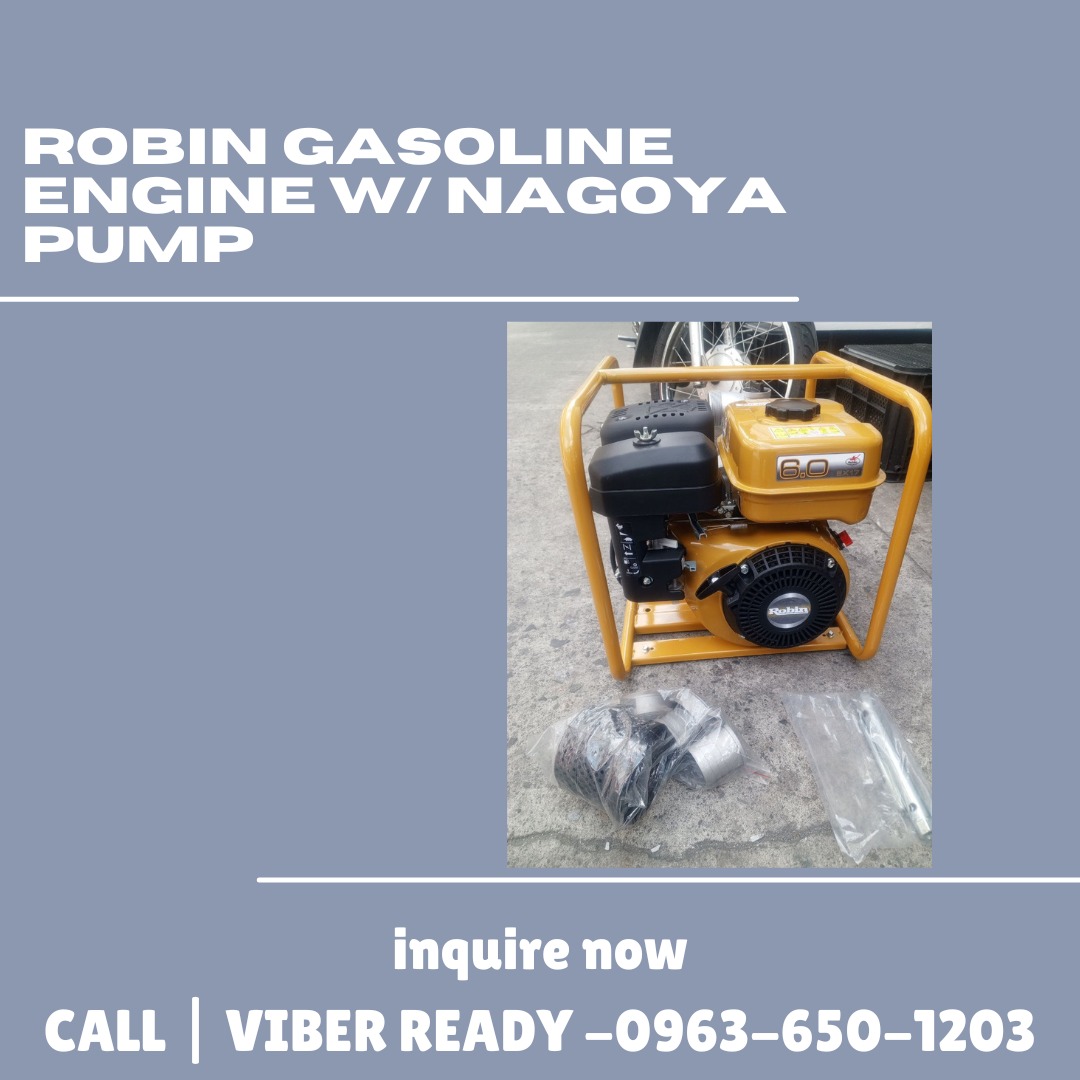ROBIN GASOLINE ENGINE W/NAGOYA PUMP, Furniture & Home Living, Furniture, Other Home Furniture on ...
