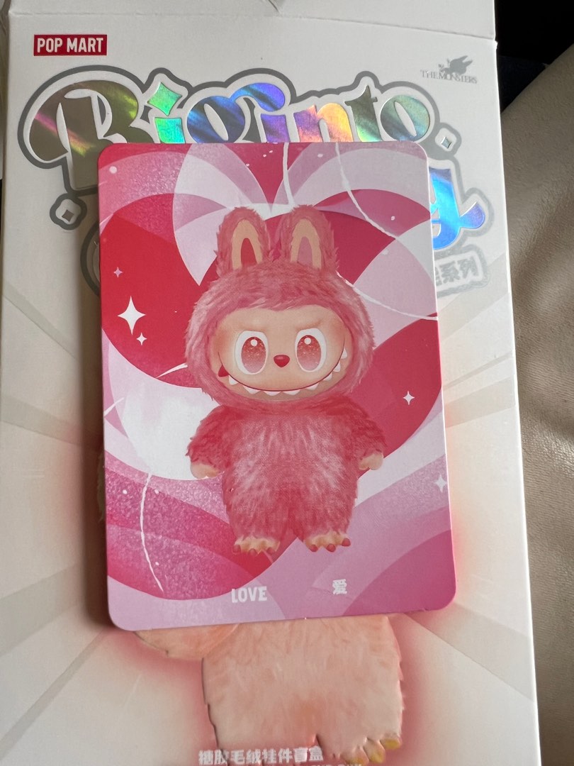 Selling Labubu v3 (Love), Hobbies & Toys, Toys & Games on Carousell