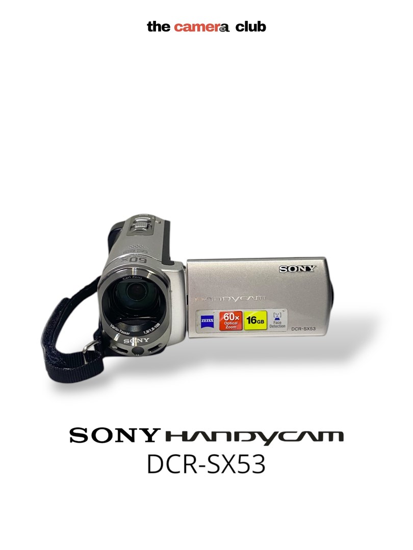 Sony Handycam DCR-SX53 with 16 GB Built-in Memory Camcorder ...