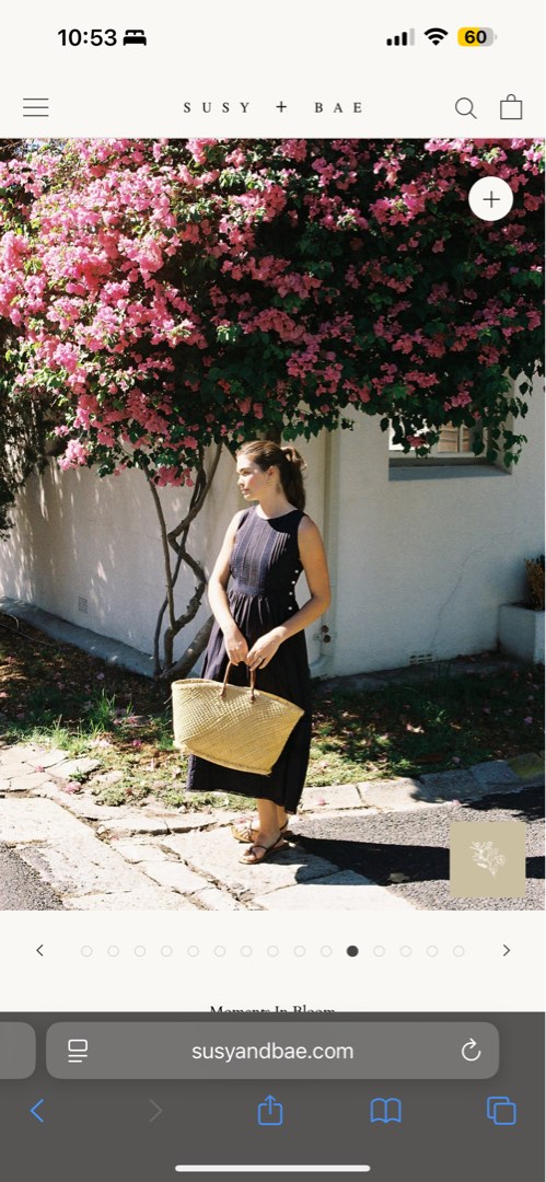 Susy and Bae Elsie Day Dress in navy, Women's Fashion, Dresses & Sets ...