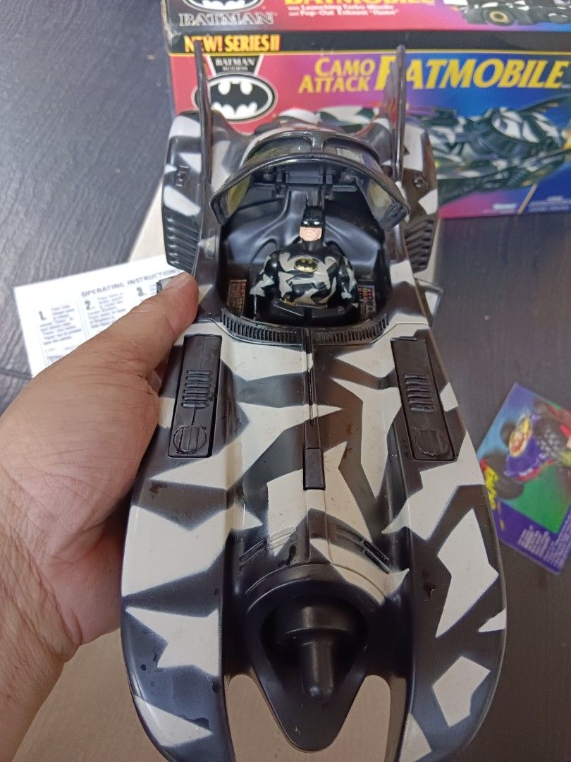 vintage 1994 - Kenner - Batman - Camo Attack Batmobile, complete with ...