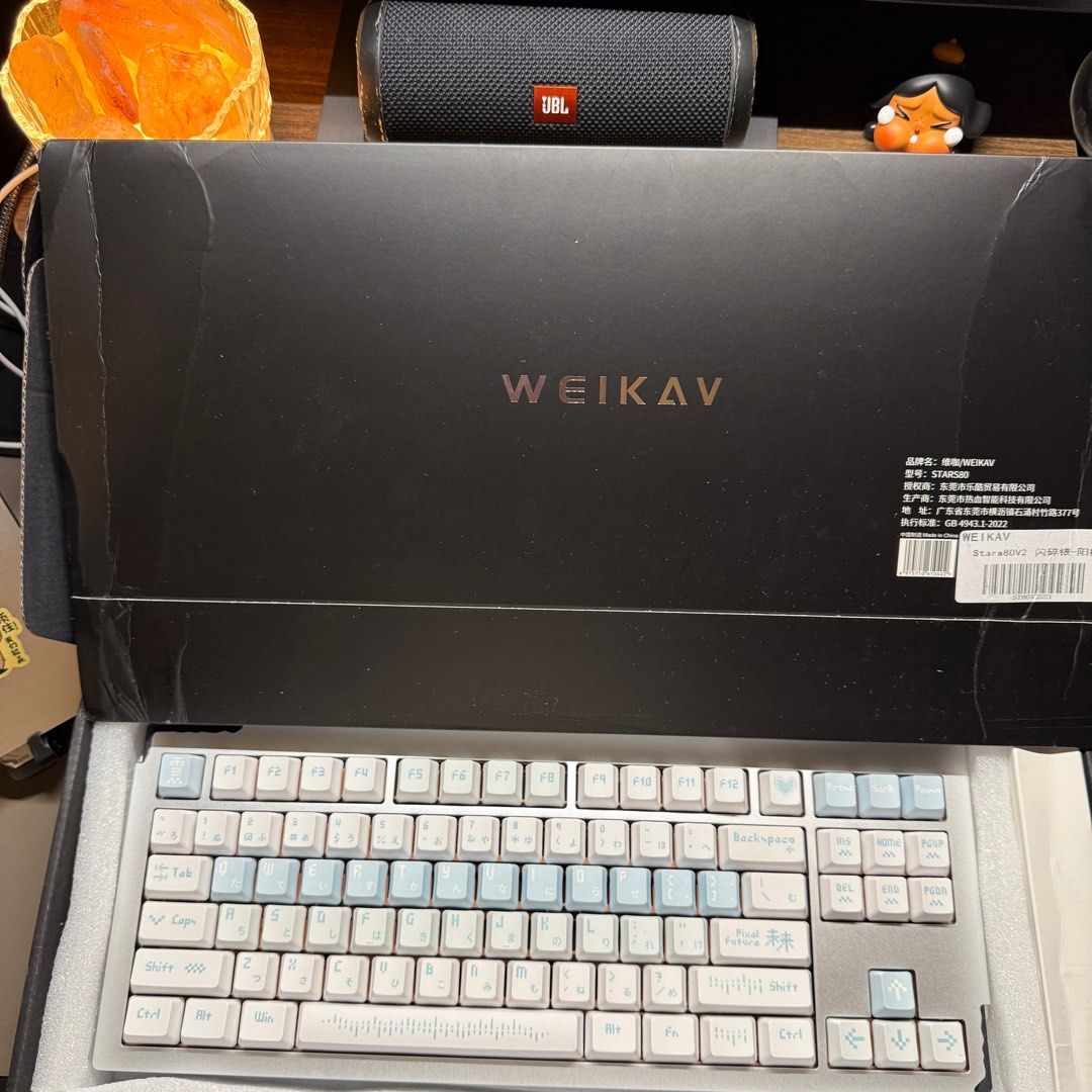 Weikav Stars80 V2 (Silver Anodizing) Fully Assembled TKL Mechanical ...