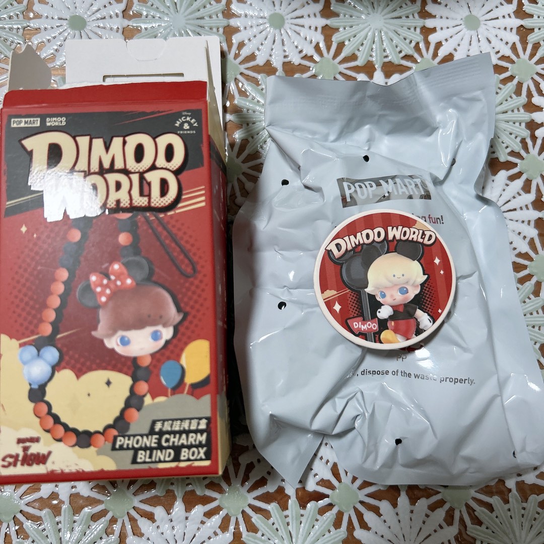 Dimoo World x Disney Phone Strap Lanyard - Classic Mickey, Hobbies ...