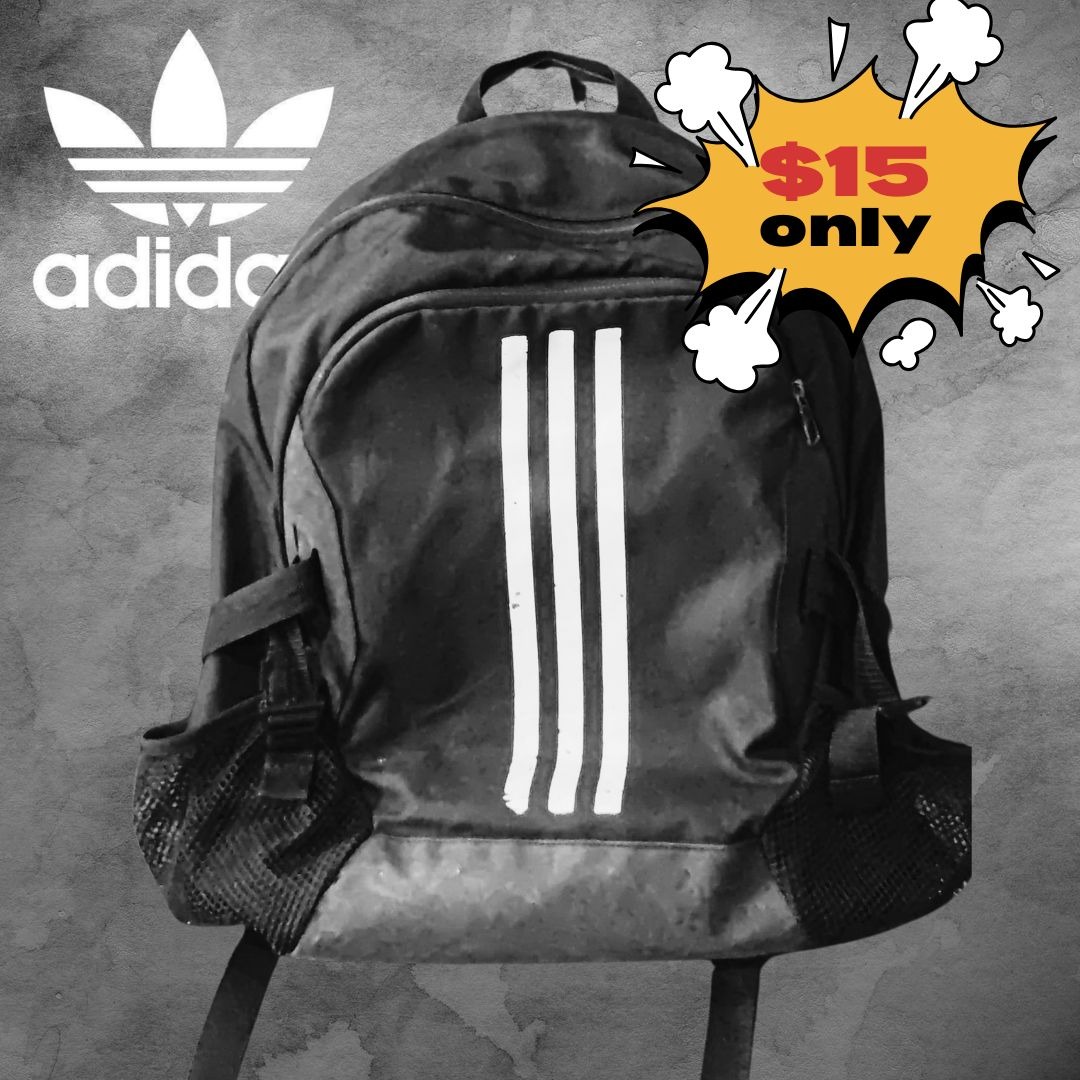 ADIDAS Power Backpack [Black], Men's Fashion, Bags, Backpacks on Carousell