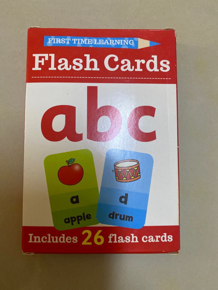 Alphabet ABC Flash card, Hobbies & Toys, Books & Magazines, Children's ...