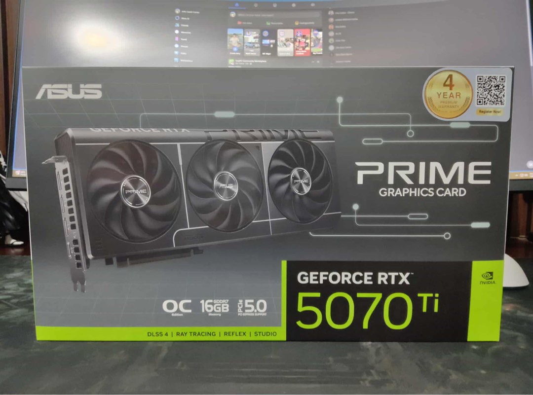 Asus prime RTX 5070ti, Computers & Tech, Parts & Accessories, Computer ...