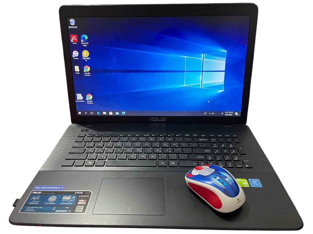 （九成新）華碩ASUS X751M 17吋大螢幕 N3450處理器/4GB/240G SSD/820M 獨顯機, 電腦及科技產品, 桌上電腦或 ...