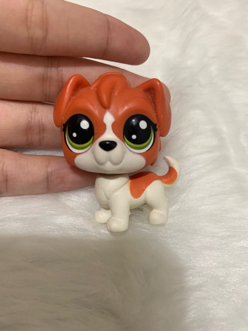 Authentic Lps St.Bernard dog, Hobbies & Toys, Toys & Games on Carousell