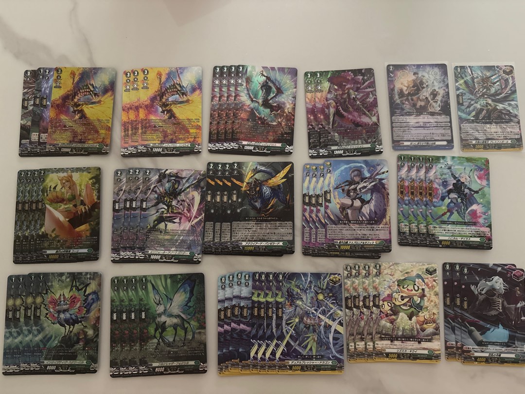 Cardfight Vanguard Levidras Empireo Deck, Hobbies & Toys, Toys & Games ...