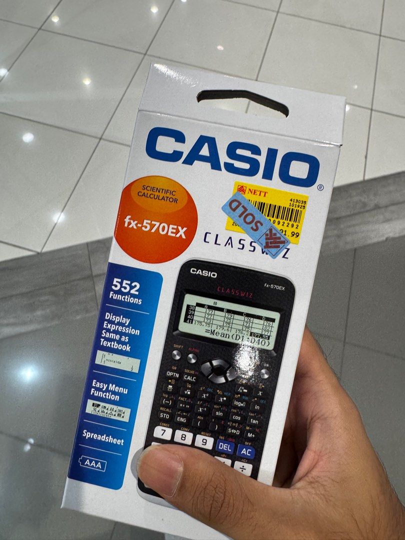 Casio calculator fx-570ex, Mobile Phones & Gadgets, Other Gadgets on ...