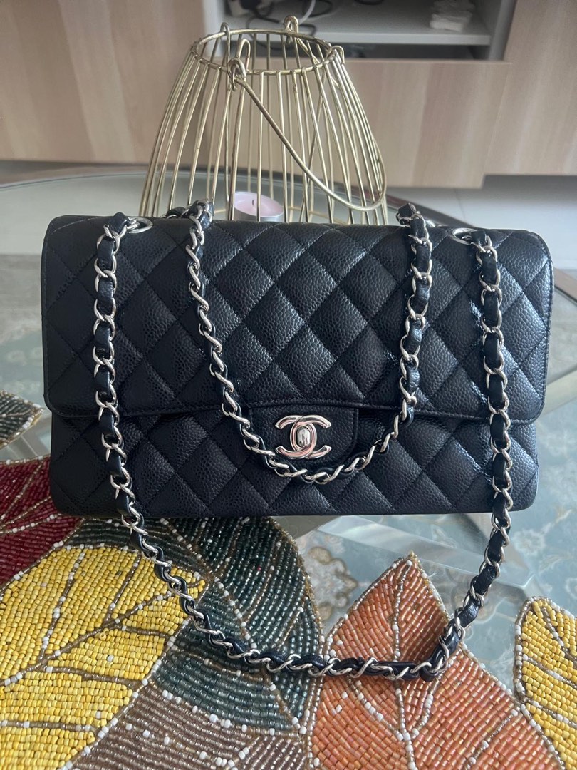 Chanel Medium caviar Flap Bag, Luxury, Bags & Wallets on Carousell