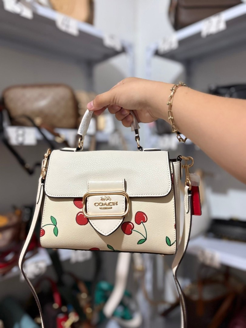 Coach Cherry bag, Luxury, Bags & Wallets on Carousell