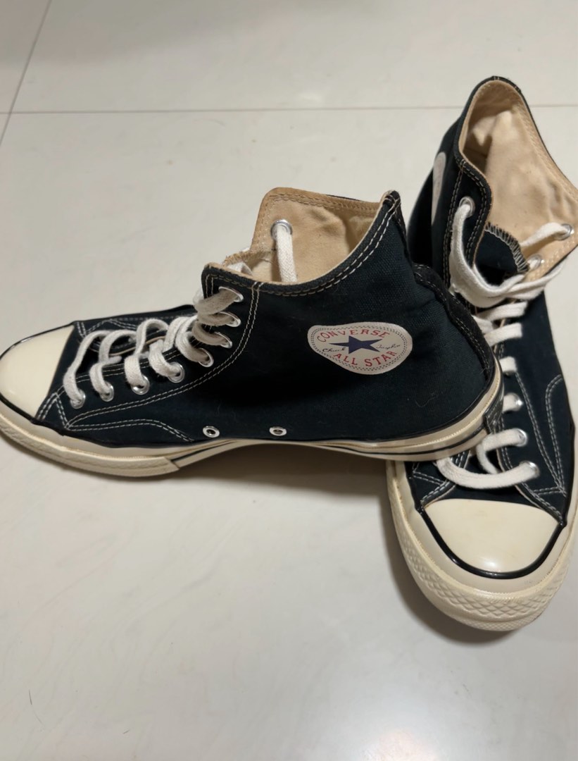 Converse All Star Chuck Taylor Platform High Top Black, Men's Fashion ...