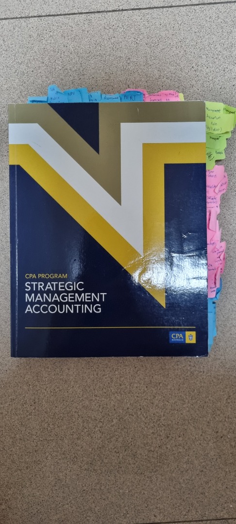 CPA Strategic Management Accounting 3rd Edition (Enhanced), Hobbies ...
