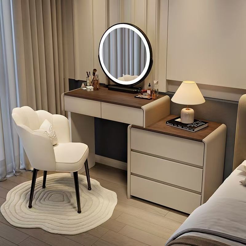 Dressing Table Sets with Mirror and Stool ALL Solid Wood Cabinet ...