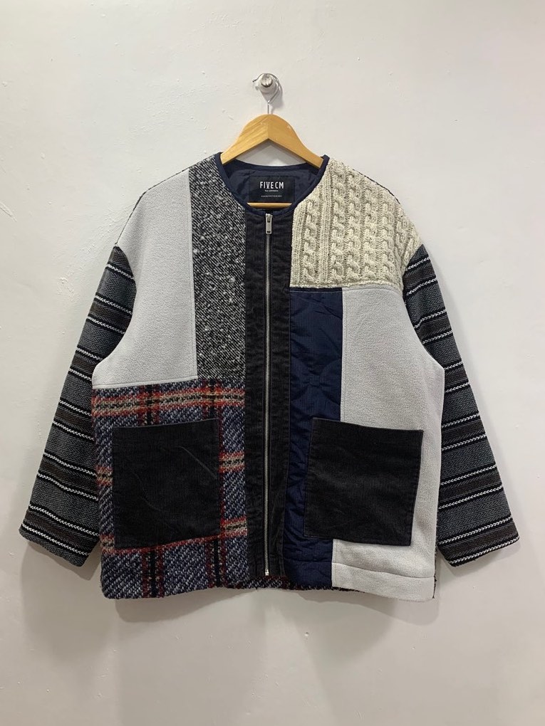 FIVE CM HYBRID - PATCHWORK JACKET, Men's Fashion, Coats, Jackets and ...