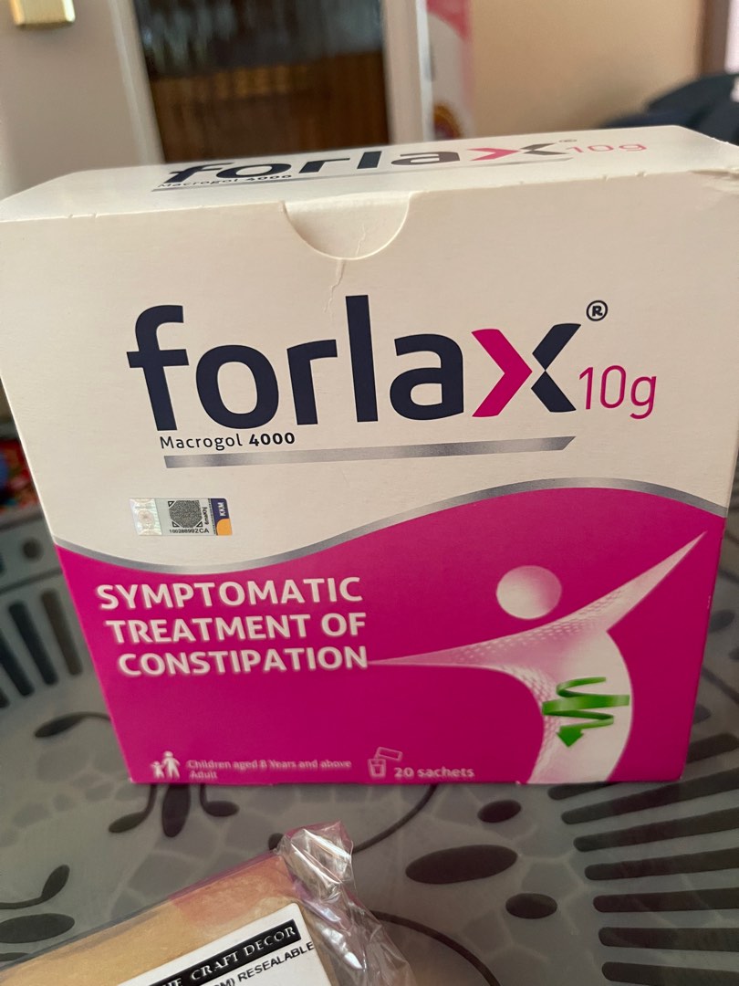Forlax (1 box -20 sachets) EXP 09/2026, Health & Nutrition, Assistive ...
