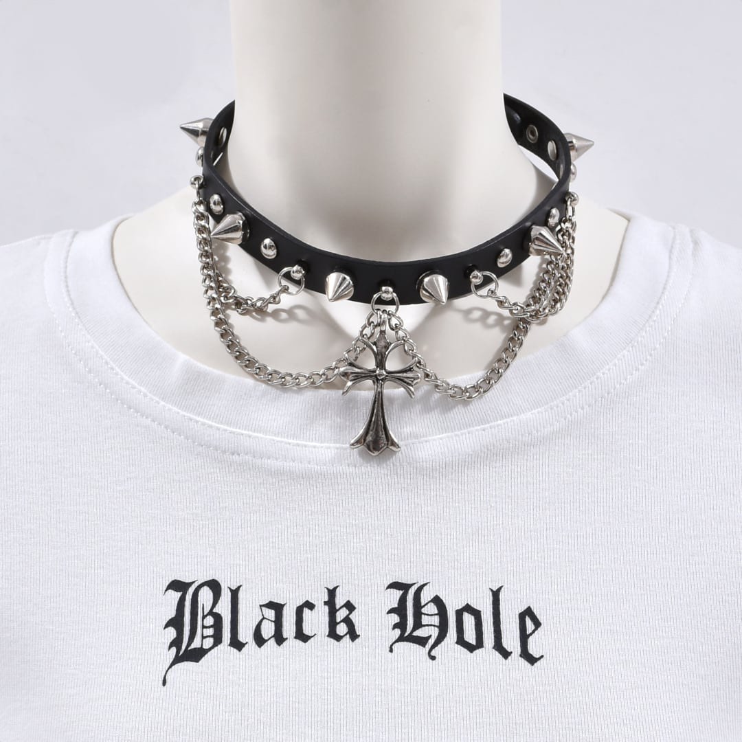 FREE POSTAGE VOLCAN&APHRODITE Harajuku alt goth gothic subculture cross ...