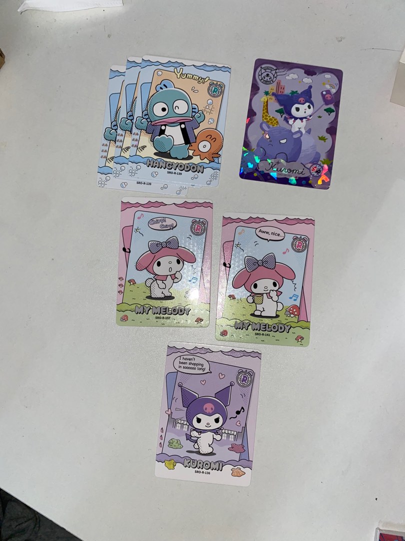 FREE Sanrio collectible cards, Hobbies & Toys, Collectibles ...