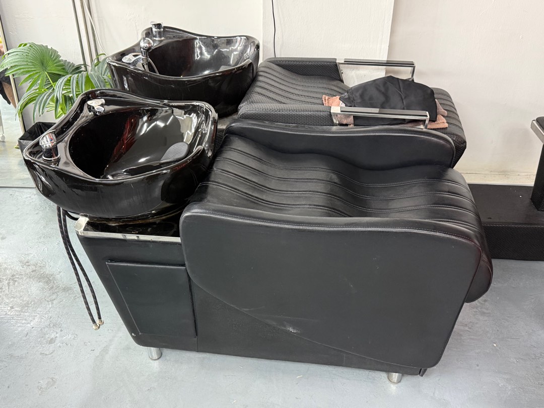 1 Hair Wash Basin & Chair, Furniture & Home Living, Furniture, Chairs ...