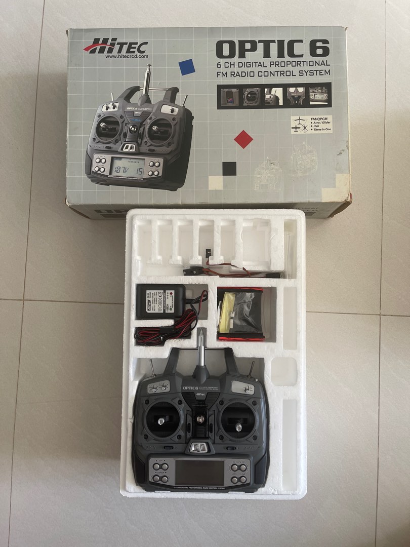 HiTec Optic 6 FM Radio Control System for Sale, Hobbies & Toys, Toys ...
