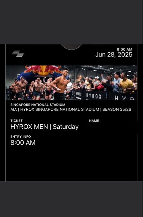 Hyrox 2025 men’s singles June 28 w photo package , Tickets & Vouchers ...