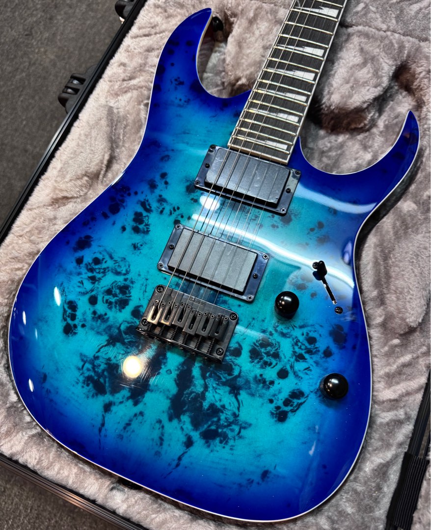 IBANEZ GRGR221PA-AQB RG GIO SERIES ELECTRIC GUITAR, AQUA BURST, Hobbies ...