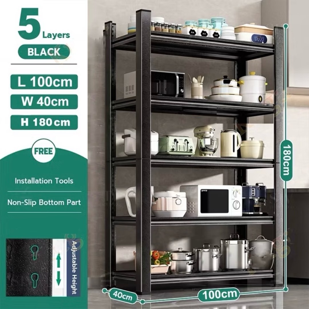 Industrial Boltless Storage Shelf | Adjustable Metal Storage Rack ...