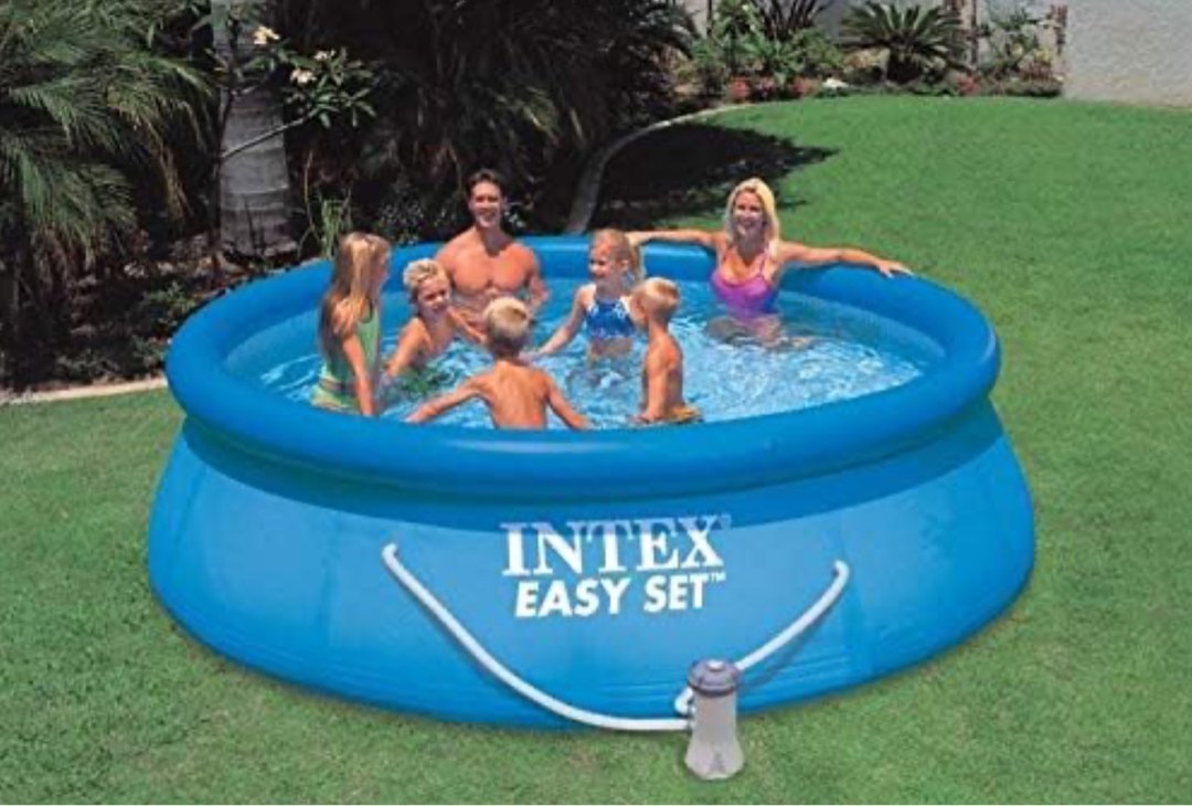 Intex easy set pool 12ft x 36in with filter, Sports Equipment, Sports ...