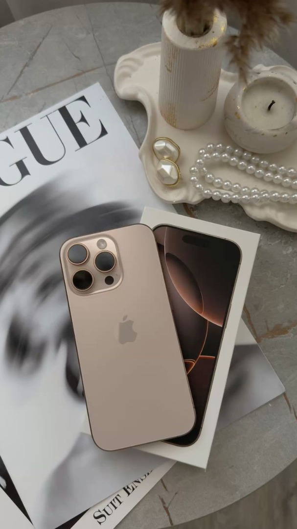 iPhone 16 Pro Dessert Titanium 256gb (OPENLINE), Mobile Phones ...