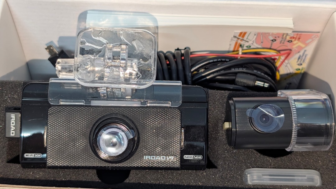 IROAD V9 2CH Dashcam + HARDWIRE KIT, Furniture & Home Living, Security ...