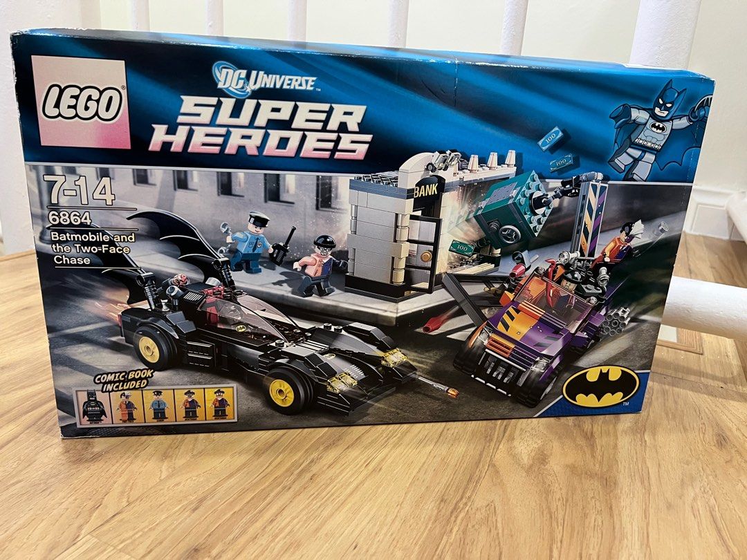 LEGO 6864 - BATMAN - Batmobile and the Two-Face Chase, Hobbies & Toys ...