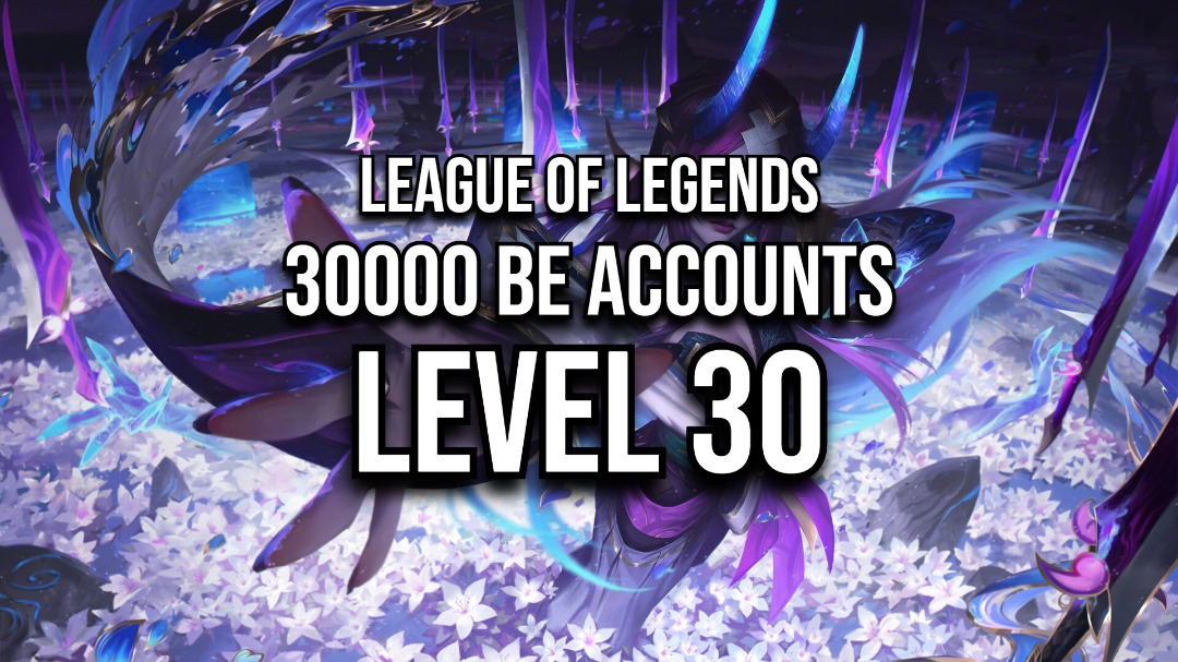 Level 30 League of Legends Accounts, Video Gaming, Video Games, Others ...