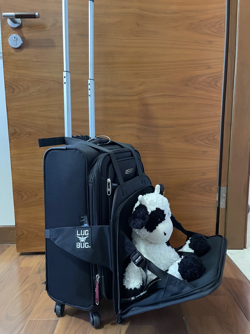 Lugabug travel seat ride-on attachment for suitcase, Babies & Kids ...