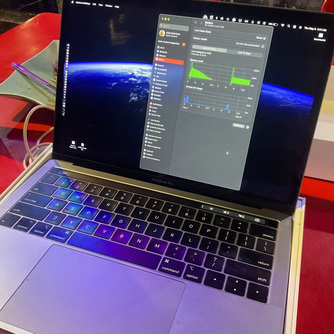 Macbook pro 2019 13" Touch bar. 8GB RAM, 128GB SSD, i5, Computers ...