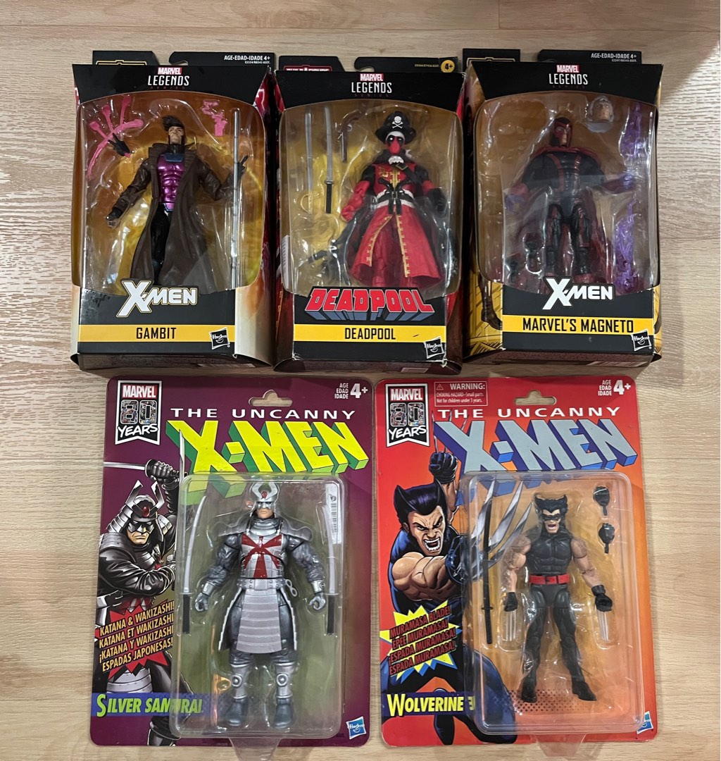 Marvel Legends Sale (Gambit, Wolverine, Silver Samurai, Pirate Deadpool ...