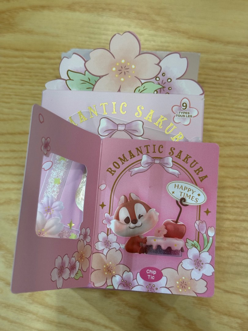 Miniso Romantic Sakura Chip, Hobbies & Toys, Toys & Games on Carousell