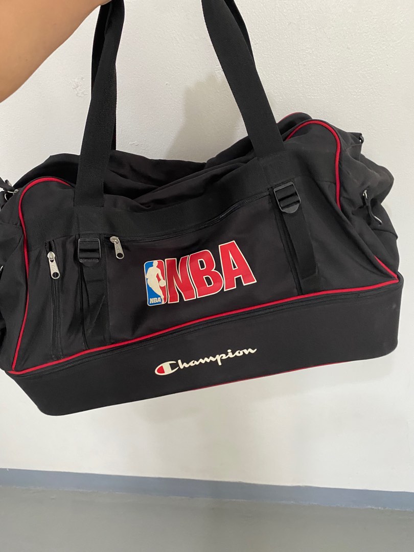 Nba X Champion duffle bag, Luxury, Bags & Wallets on Carousell