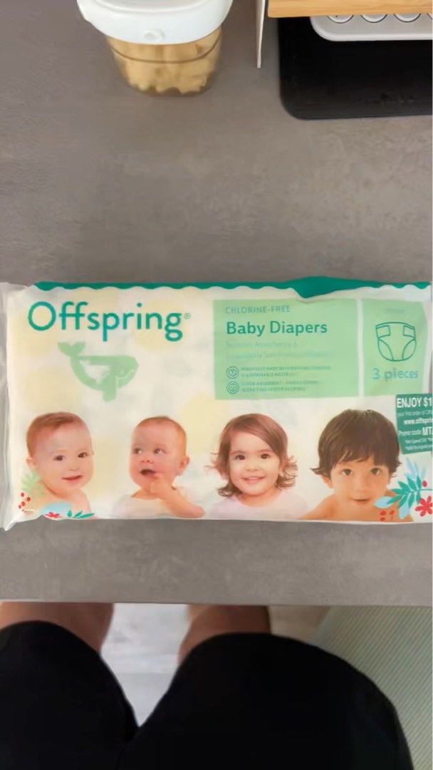 Offspring Baby Diapers 3 Pieces, Babies & Kids, Bathing & Changing ...