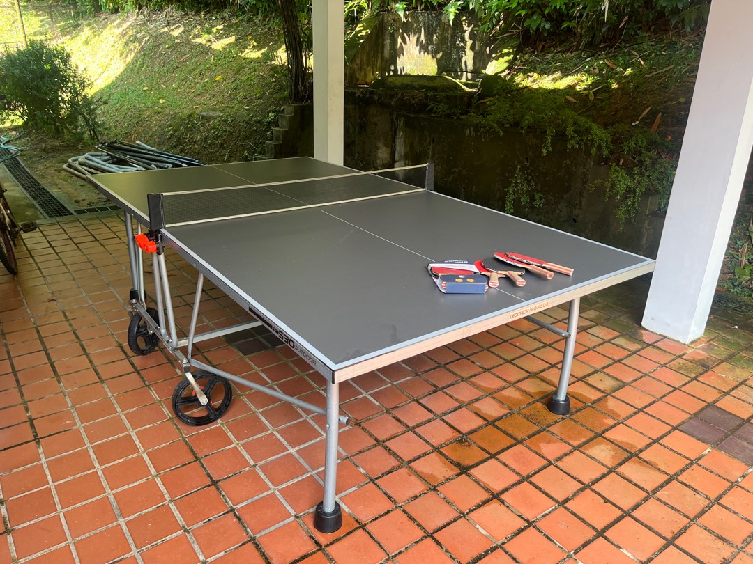 Outdoor Decathlon Table Tennis with free bats balls net, Sports ...
